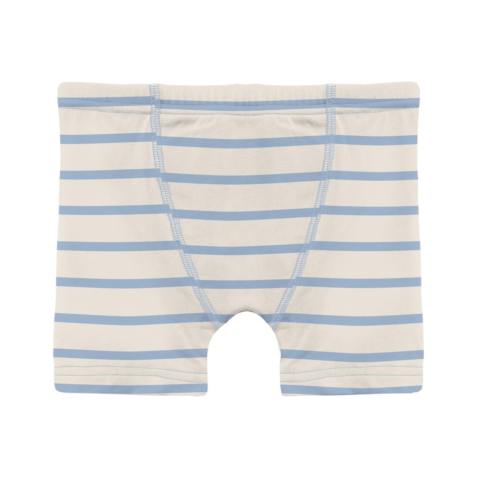 Print Boy's Boxer Brief in Pond Sweet Stripe