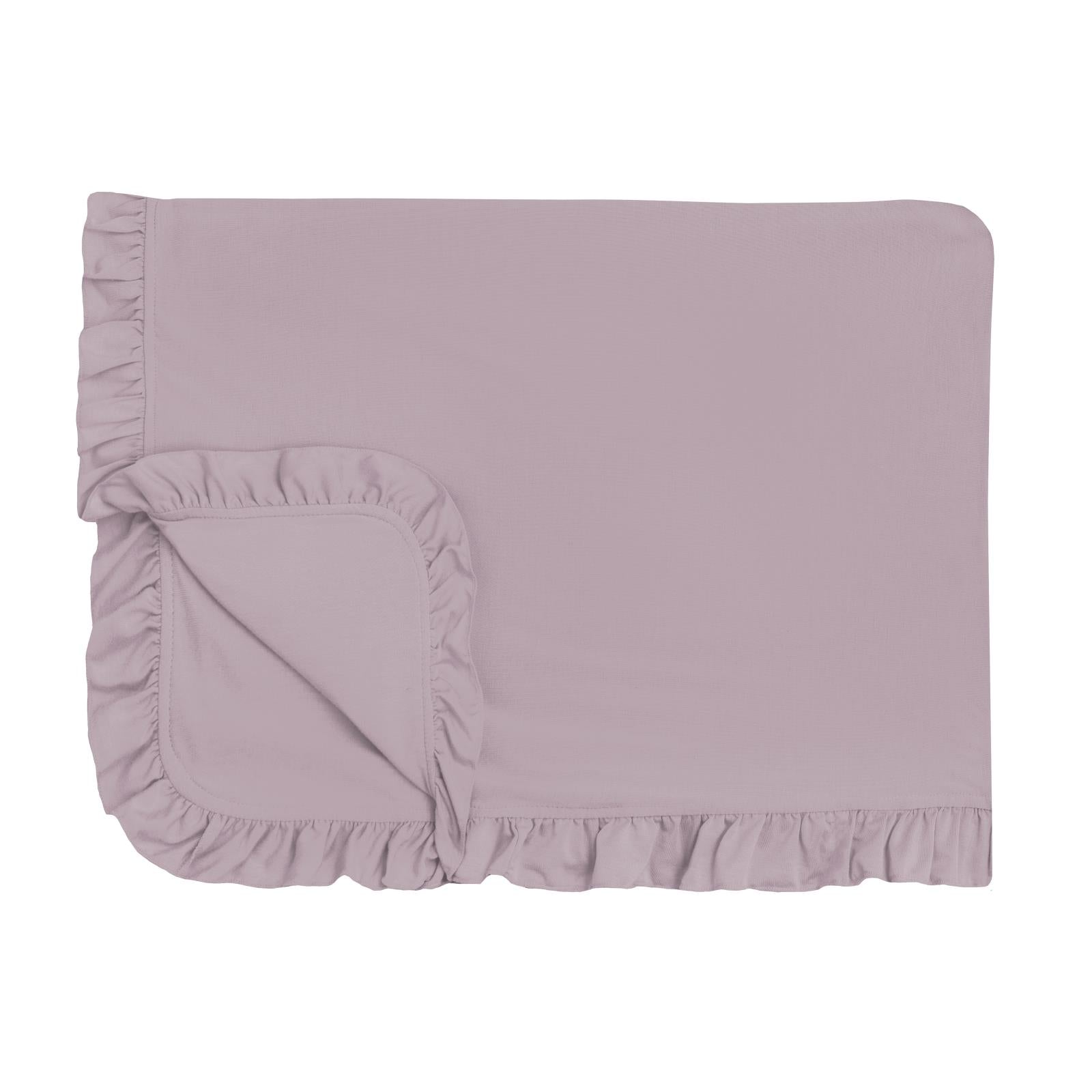 Ruffle Toddler Blanket in Sweet Pea