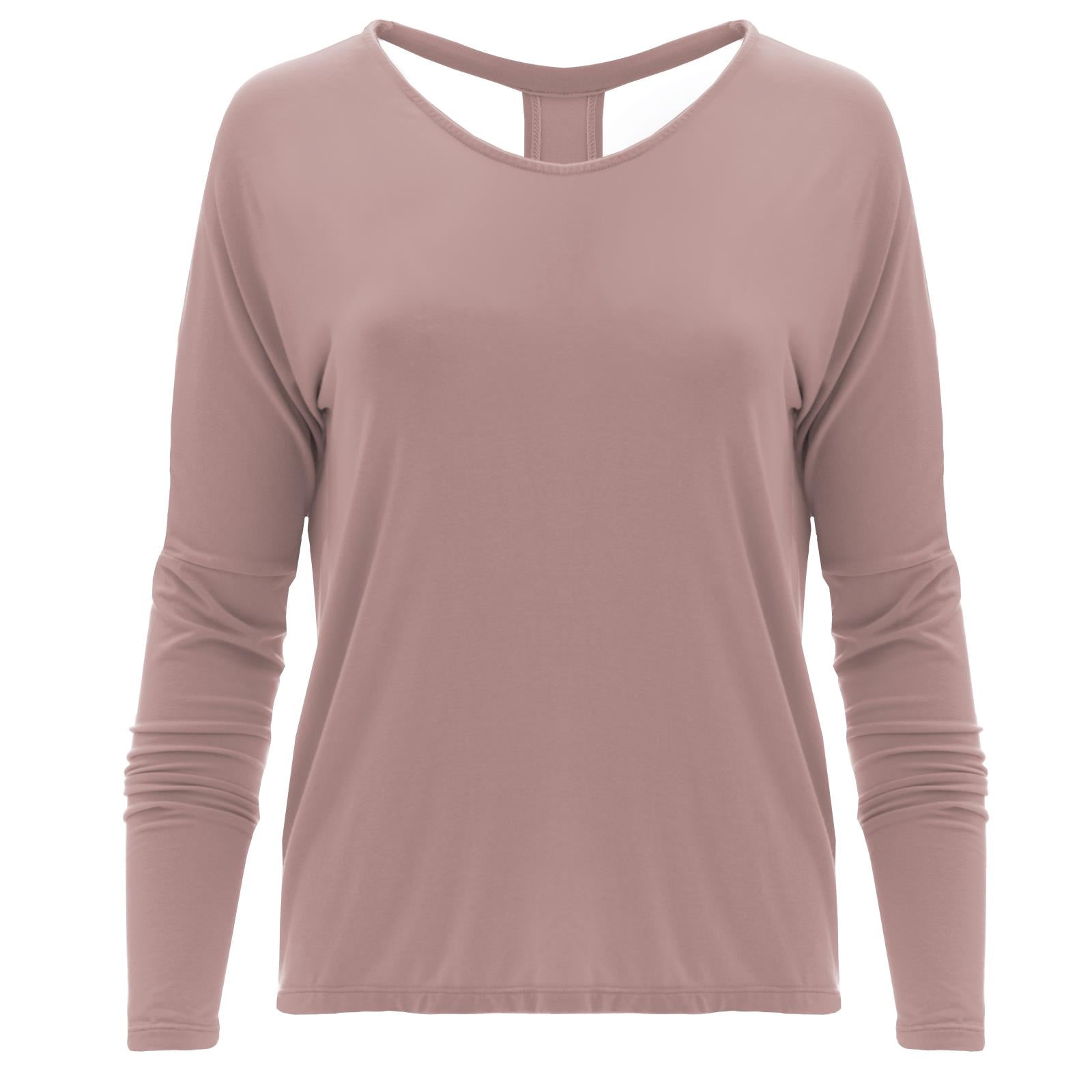 Women's Open Back Top in Antique Pink